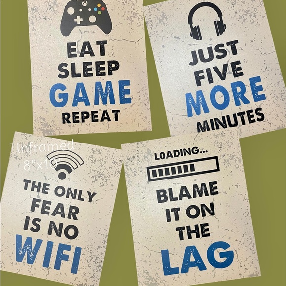Art | Free With Bundle Purchase Gaming Posters | Poshmark